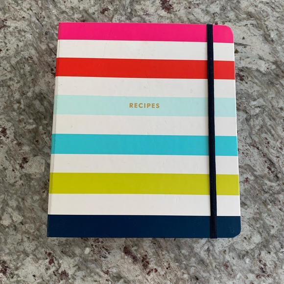 kate spade | Kitchen | New Kate Spade Candy Stripe Spiral Recipe Book ...